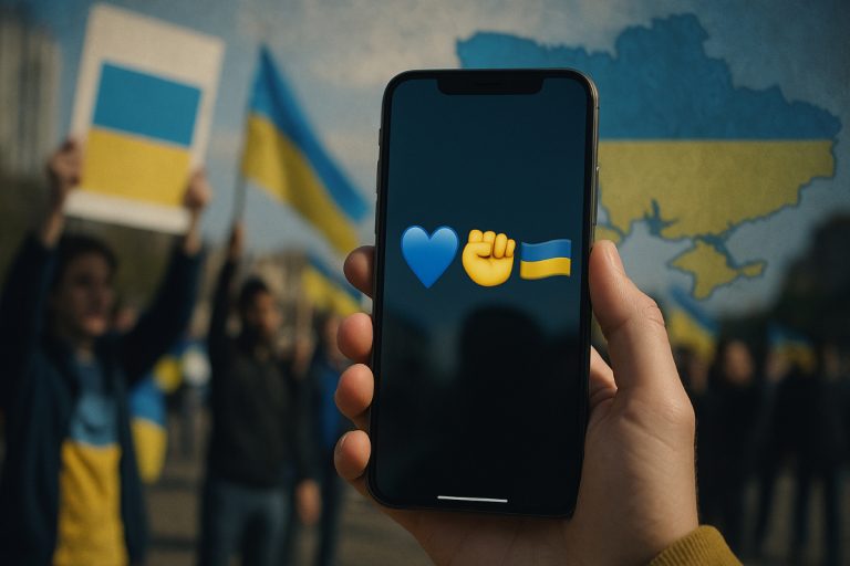 How Emojis Are Used in Ukraine’s Digital Activism - PostcodeUkraine.org